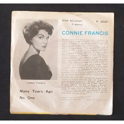 Connie Francis ‎– Many Tears Ago / No One vinile 45 giri K 2020