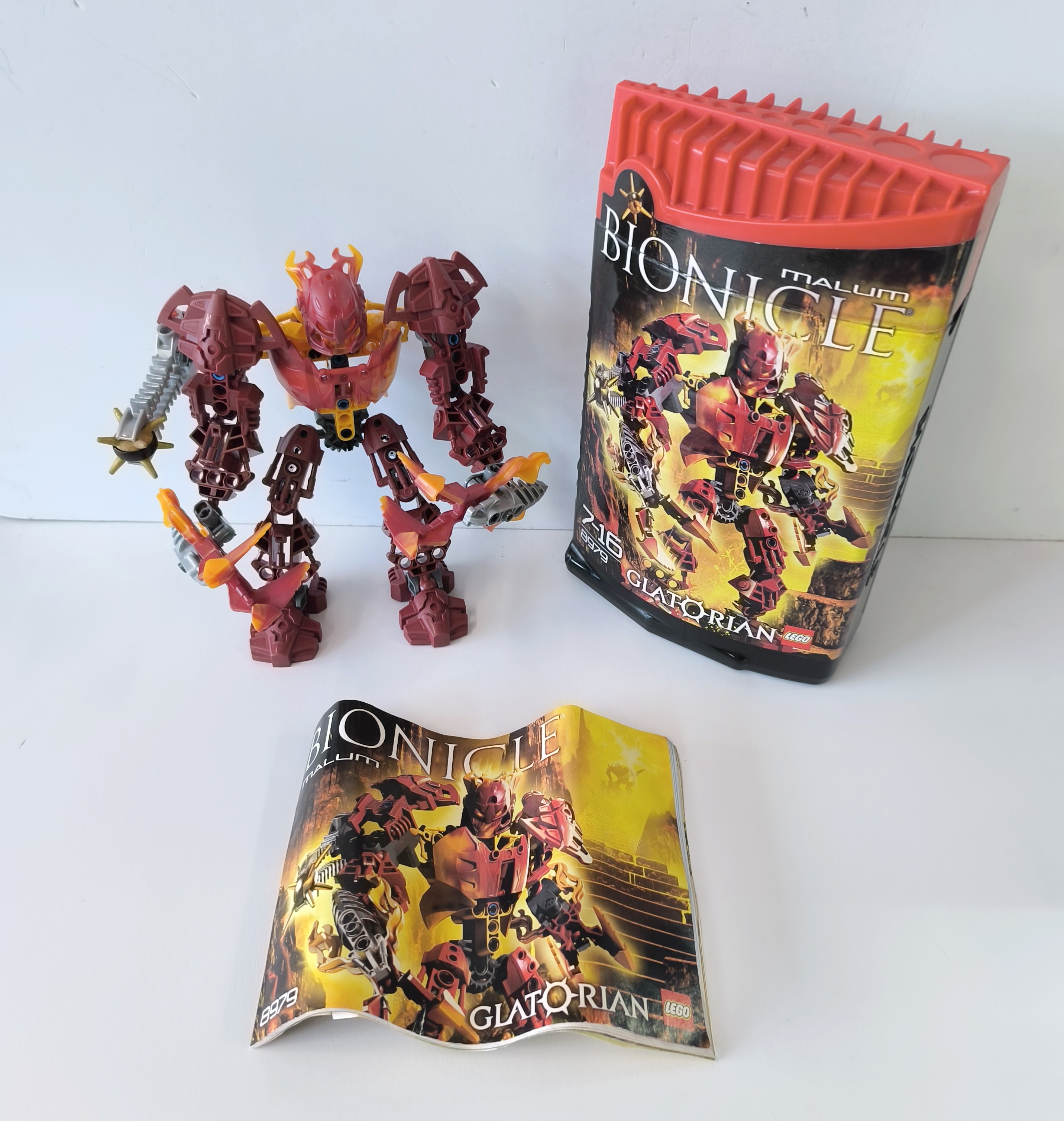 Lego Bionicle Glatorian Malum 8979. Box | eBay