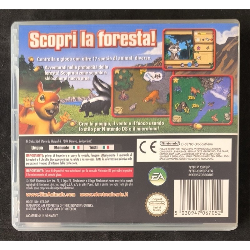 Simanimals - Nintendo DS - NTR-CM3P - Pal